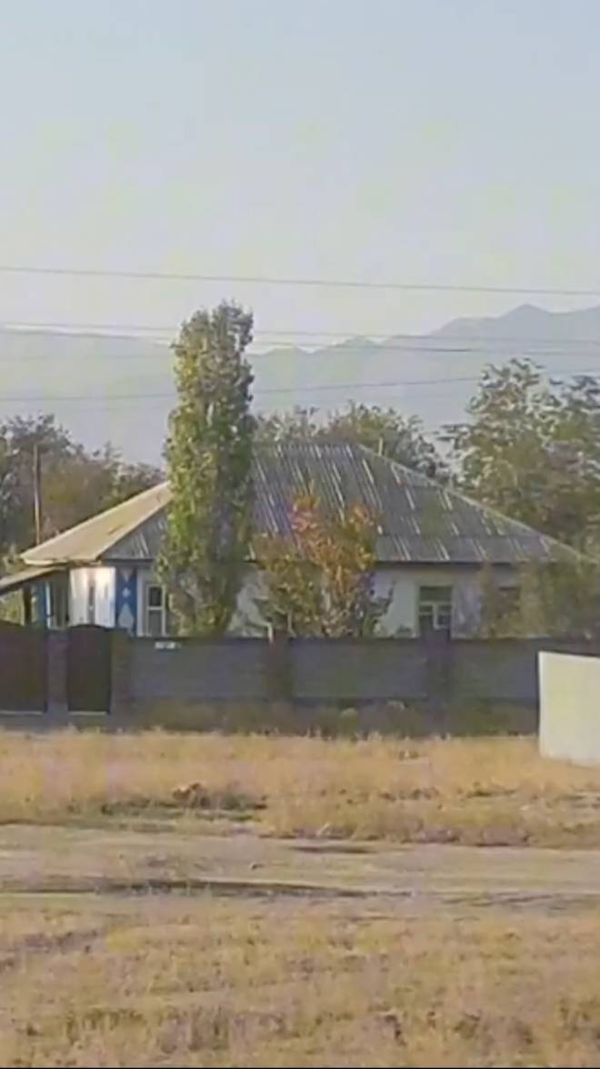 Дорога через Казахстан в Китай | Вид из окна поезда