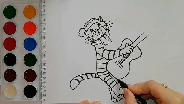 ПРОСТОКВАШИНО. ТРОЕ ИЗ ПРОСТОКВАШИНО. МАТРОСКИН. РАСКРАСКА.