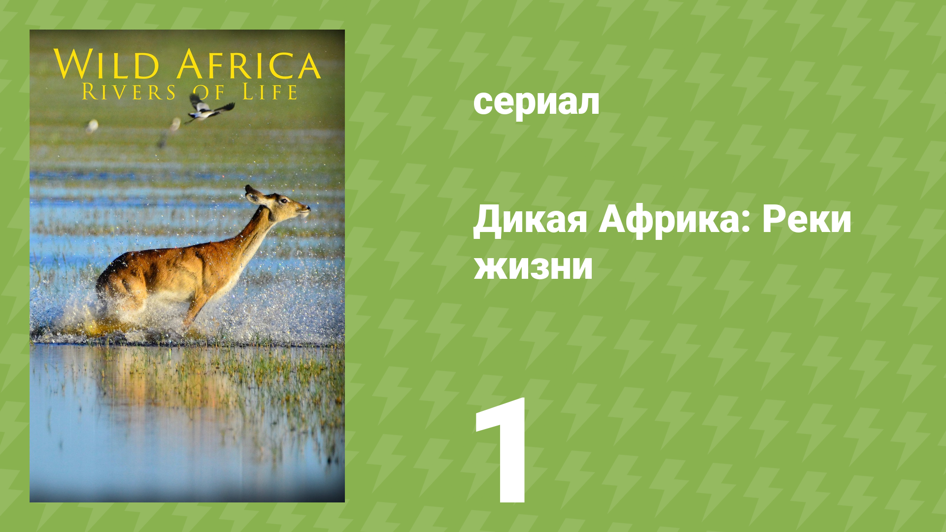 Дикая Африка: Реки жизни 1 серия «Луангва» (документальный сериал, 2018)