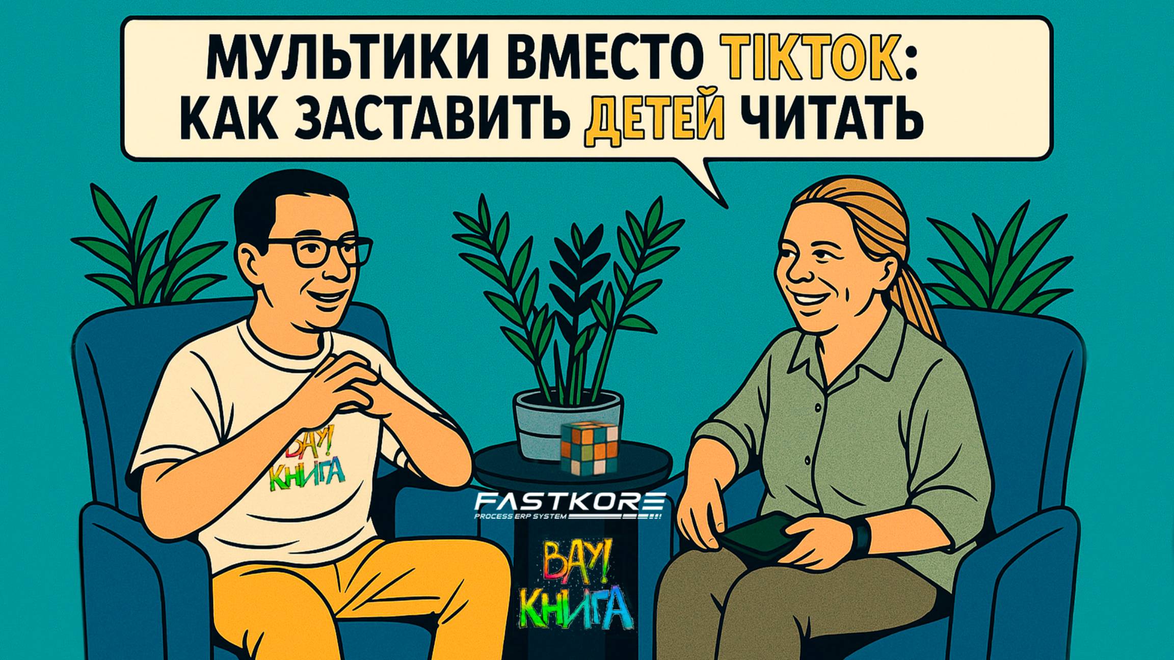 Вячеслав Еловиков — KidTech стартап «Вау!Книга». Мультики вместо TikTok: как заставить детей читать