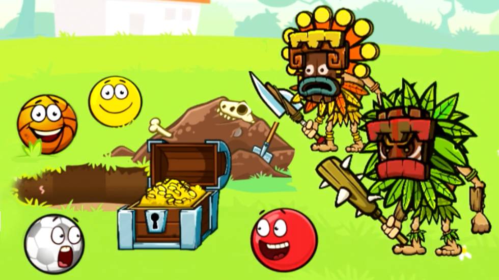 НОВЫЕ Приключения КРАСНОГО ШАРИКА ЧАСТЬ #1 игра Red Ball Holy Treasure на канале Мистер Игрушкин