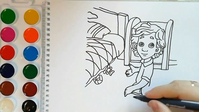 Как нарисовать ФИКСИКОВ ДИМ ДИМЫЧ /мультик раскраска ФИКСИКИ ДИМ ДИМЫЧ  для детей /Раскраски малышам