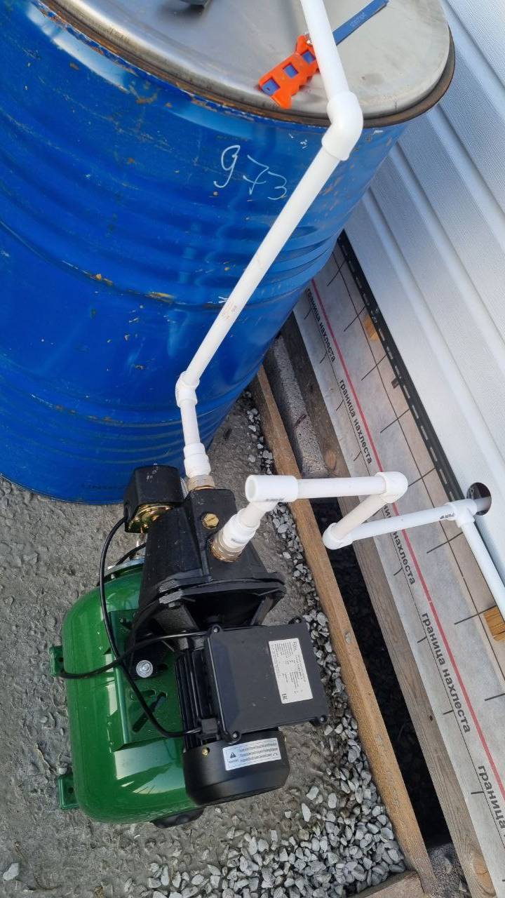 Летний водопровод для бани, беседки и огорода