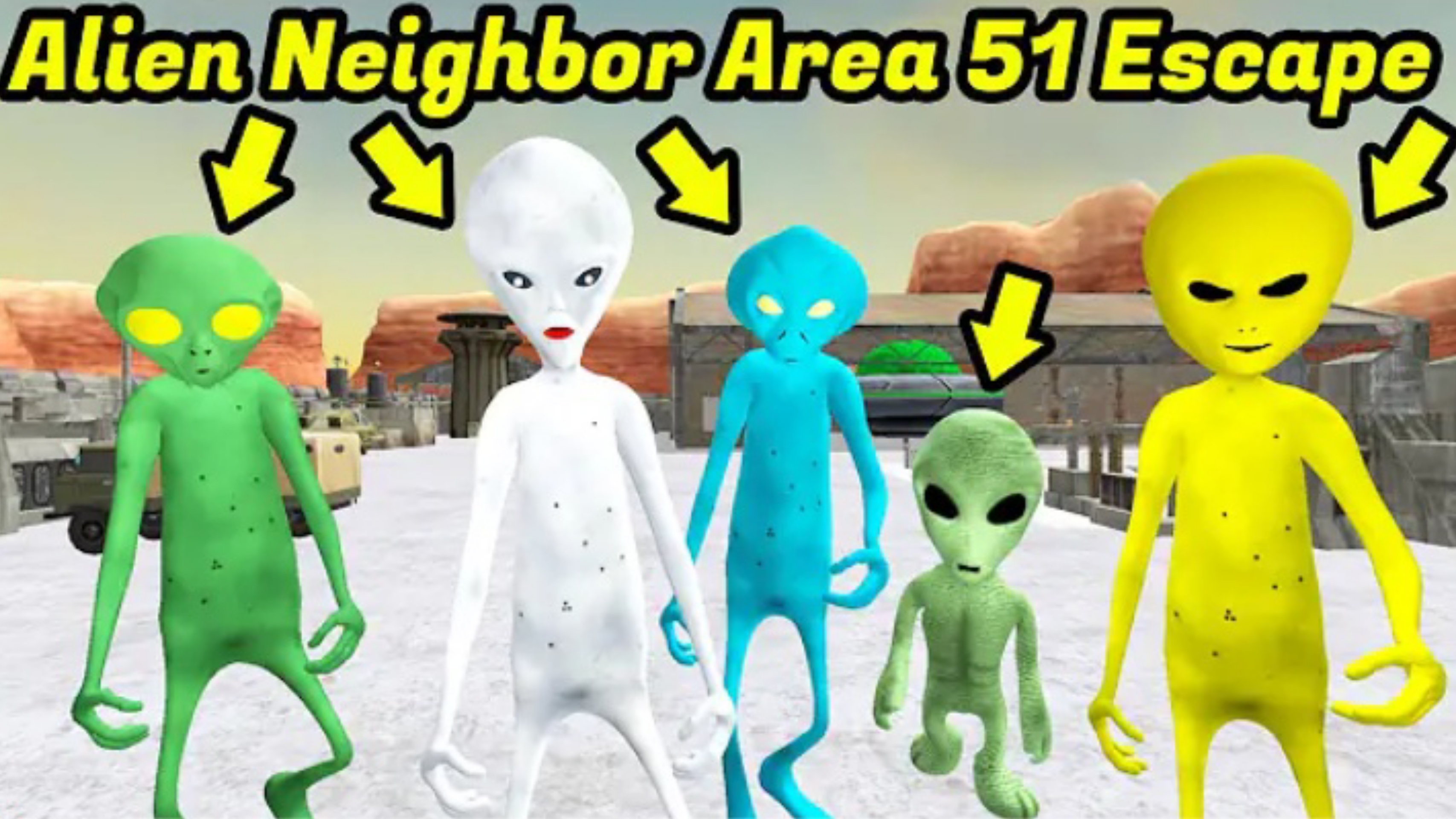 Alien Neighbor Area 51 Escape Full Gameplay Level 1 To Level 15