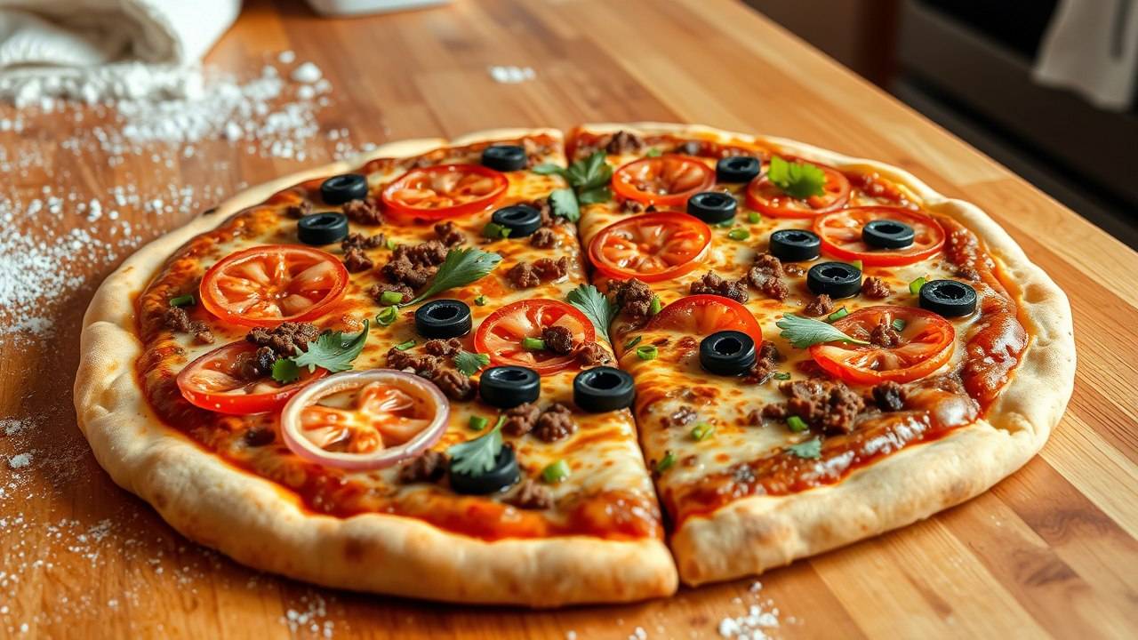 🔥 Мексиканская пицца: когда Италия встречает Мексику!