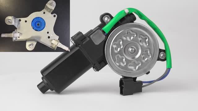 Мотор стеклоподъемника правый "под шлицы" для Chevrolet Lacetti и Lanos, Daewoo Nubira. Обзор