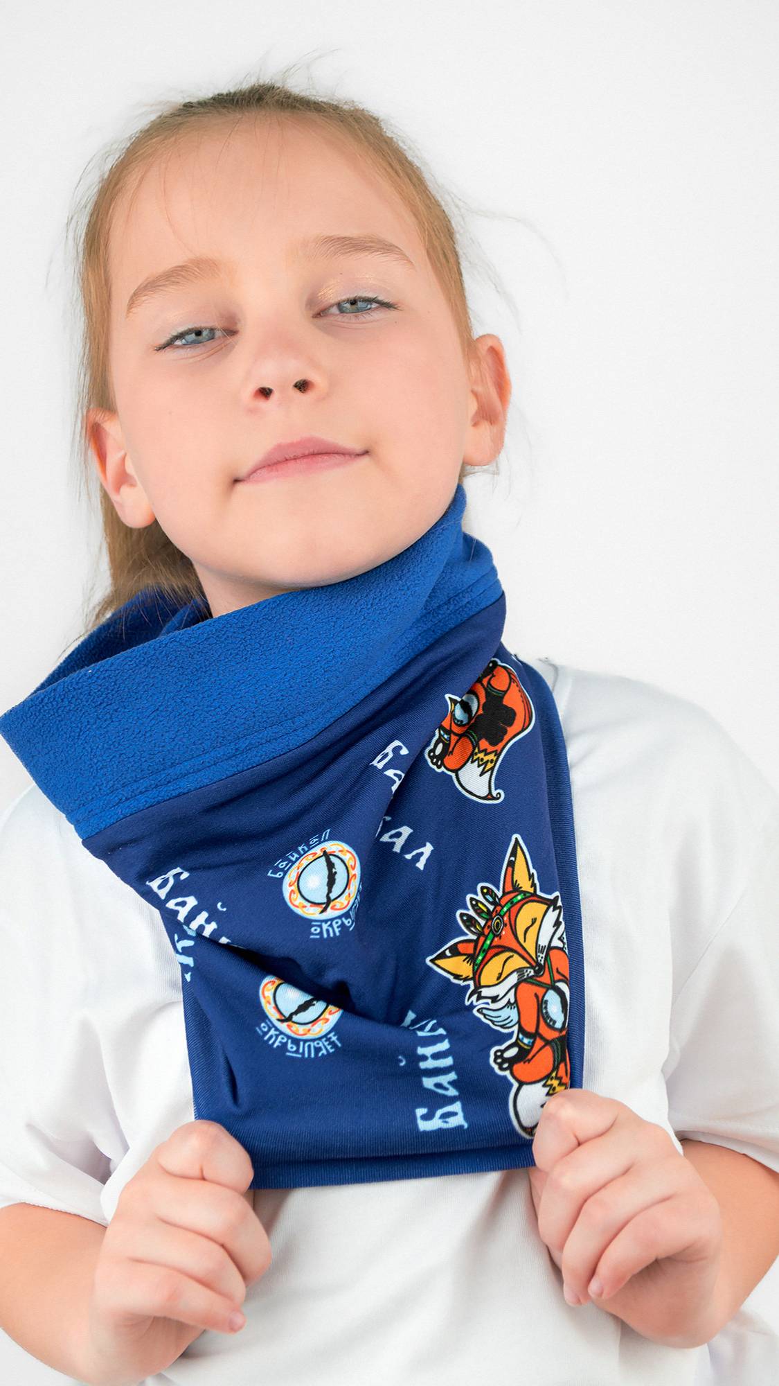 Бафф утепленный ЛИСА ДЗЕН (синий)