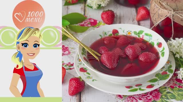 🍓 КЛУБНИКА НА ЗИМУ БЕЗ САХАРА — натурально, полезно, просто!