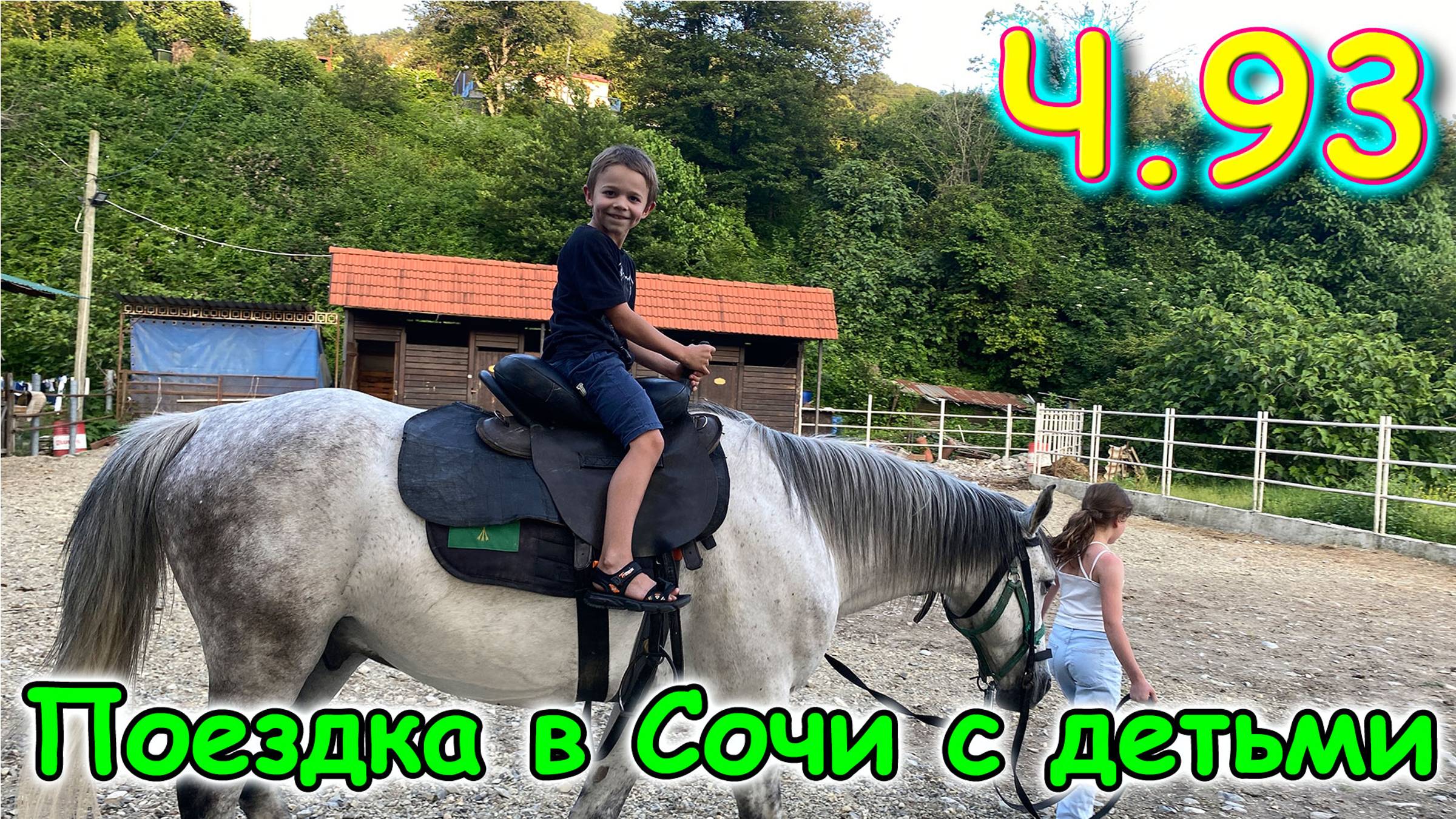 Москва, Сочи 2025. 79 день в Лазаревском. Поездка на конюшню. Праздник. Ч.2 (06.25г.)СемьяБровченко