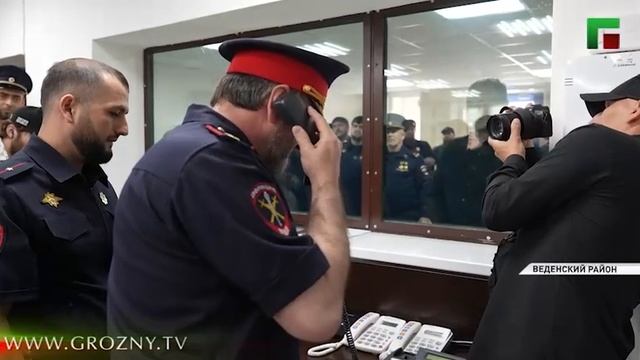 В селе Ведено состоялось торжественное открытие нового здания отдела МВД России по Веденскому району