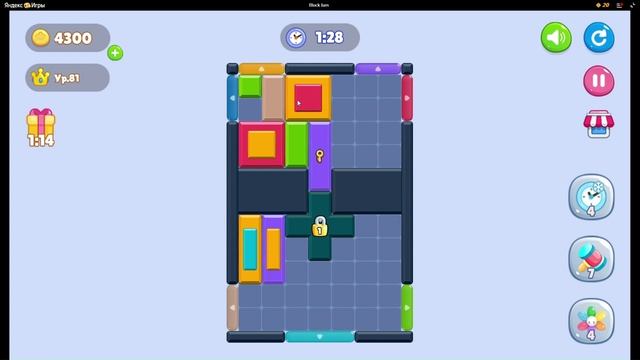 Block Jam или Color Block Jam прохождение Уровни 86, 87, 88, 89, 90, 91, 92, 93, 94, 95