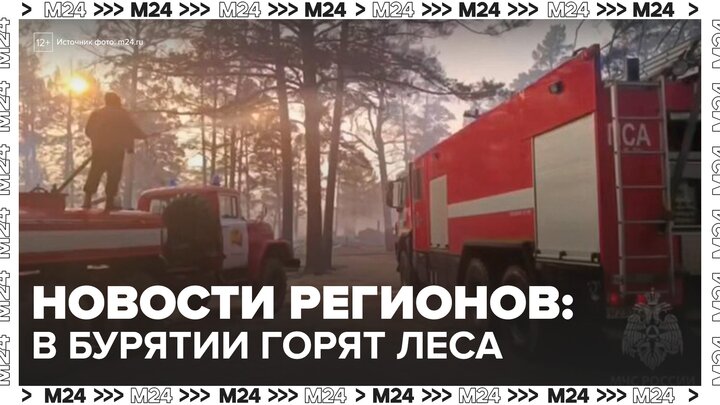 Площадь лесных пожаров в Бурятии достигла 35 тыс гектаров: Новости регионов - Москва 24