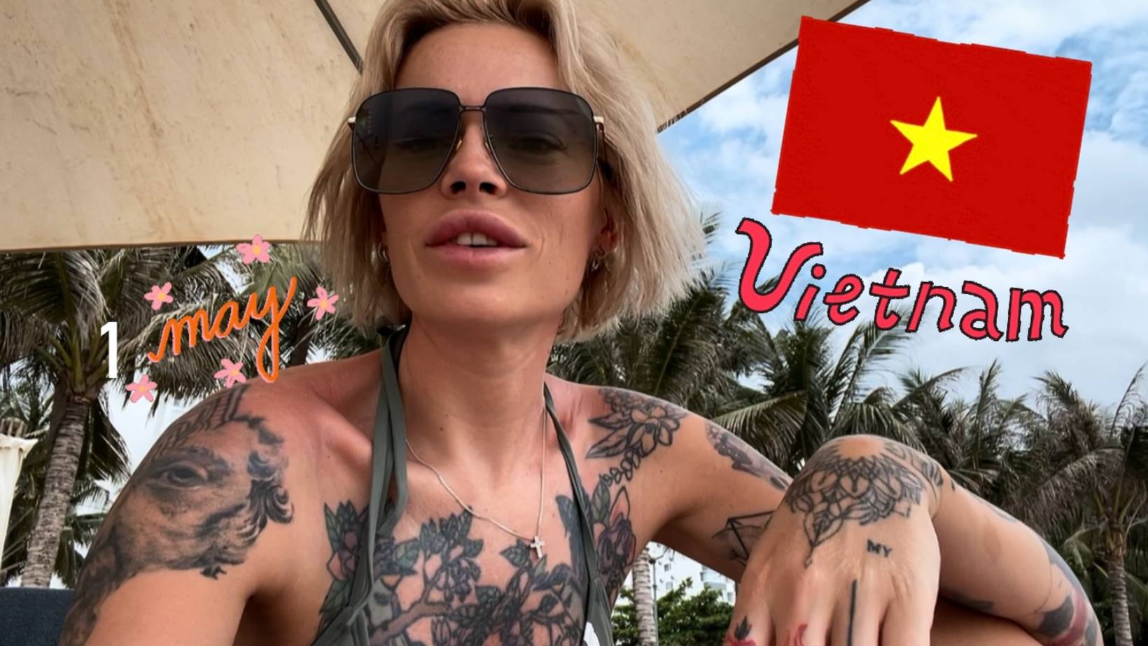 ПервоМай в Социалистическом Вьетнаме 🩴Мёрзнем на центральном пляже Нячанга 🏖️