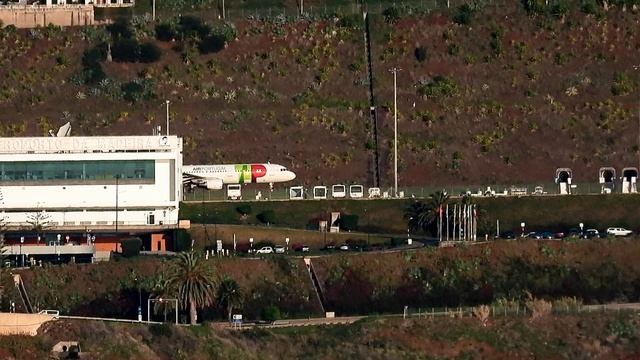 взлёт на Мадейре