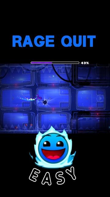 RAGE QUIT | GD ГД Геометри Даш Geometry Dash Easy Level