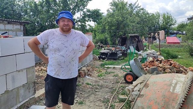 СТРОИМ ЛЕТНЮЮ КУХНЮ. ЧАСТЬ 3