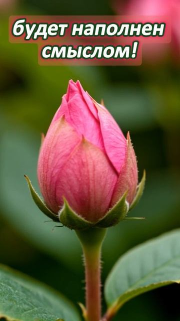 Пусть каждый ваш день будет наполнен смыслом!