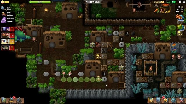 Деревня Троглодитов - Troglodyte Village | Центр Земли: Переиздание #6 (PC) | Diggy's Adventure