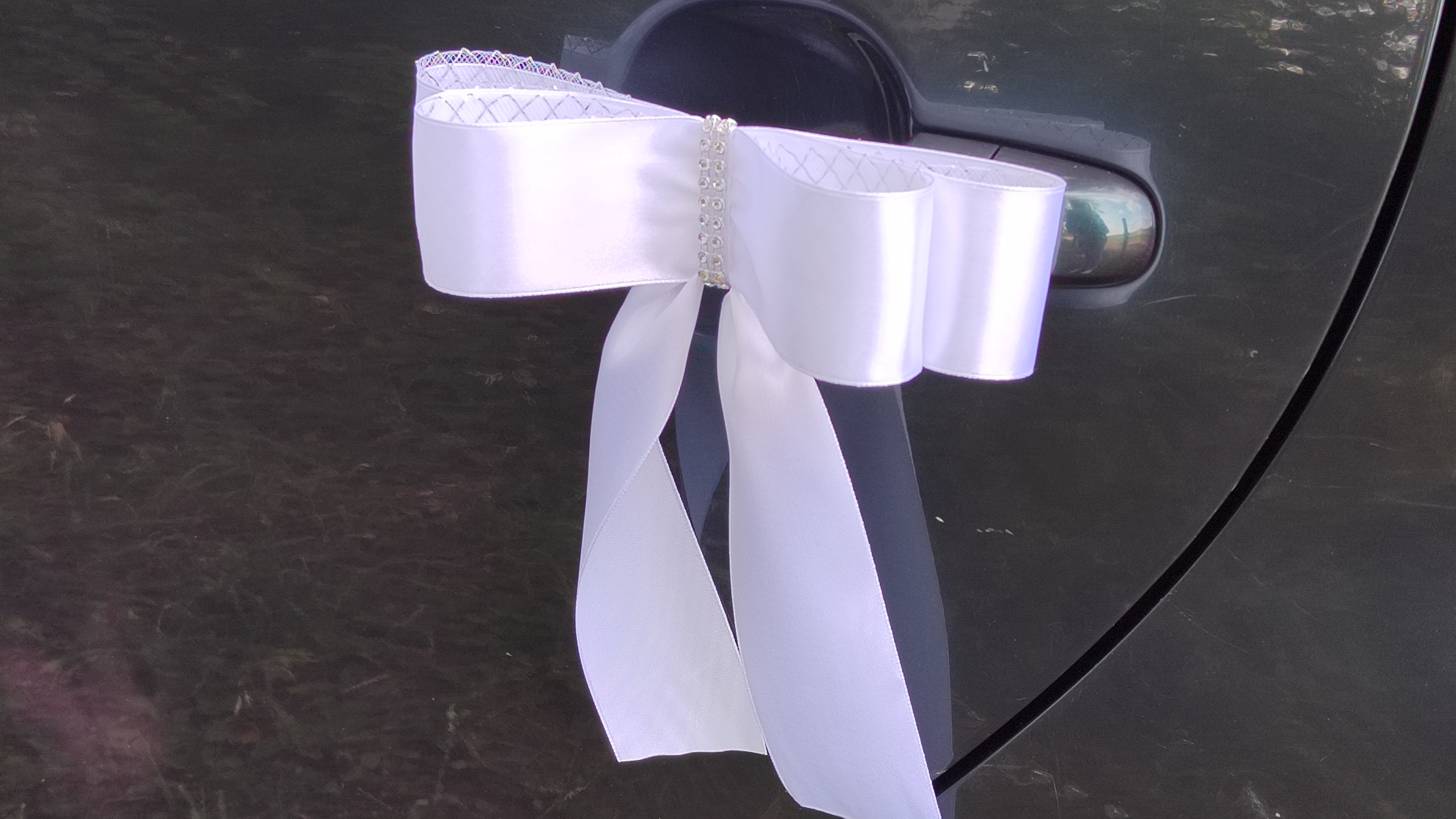 Свадебное украшение на машину/на ручку/на зеркало