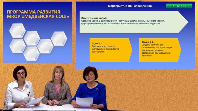 Защита Программы развития (Медвенская СОШ)