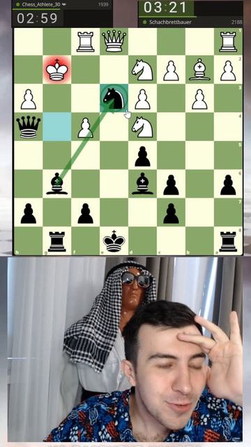 Красивая атака против 2200 #шахматы