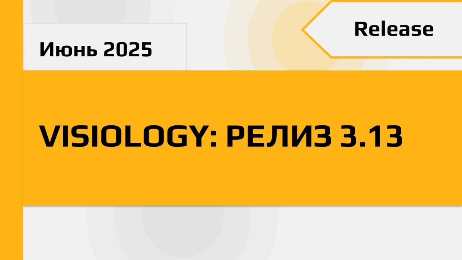 Release Visiology 3.13