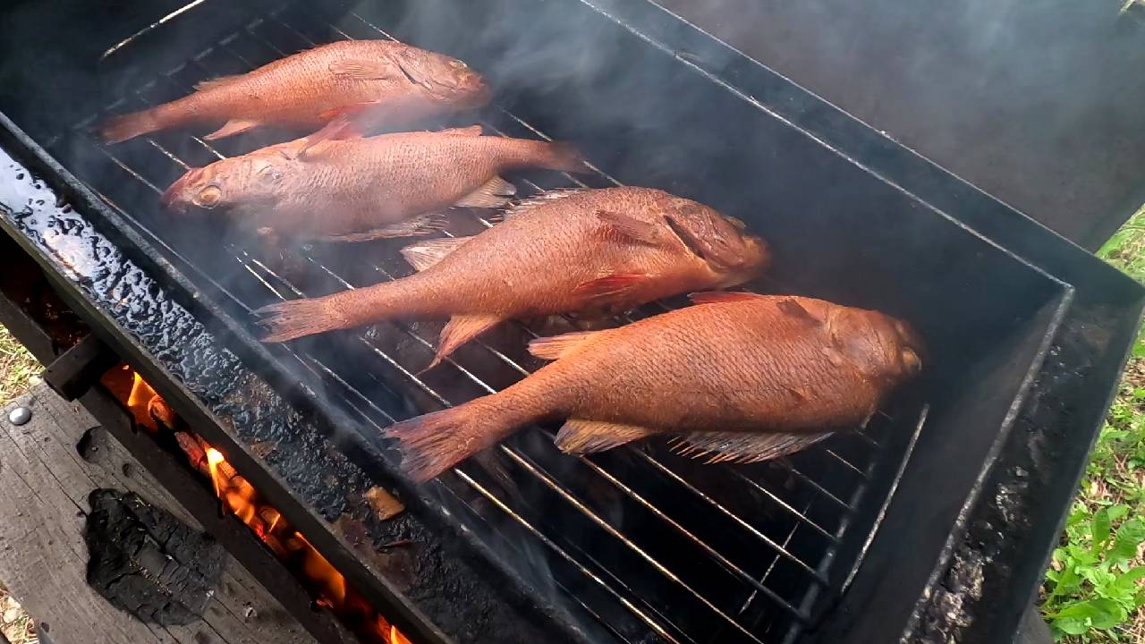 Коптим рыбу