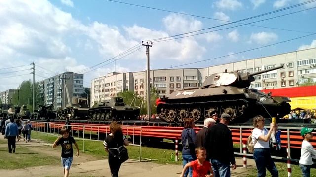 Поезд Победы в г.Энгельсе (2019)