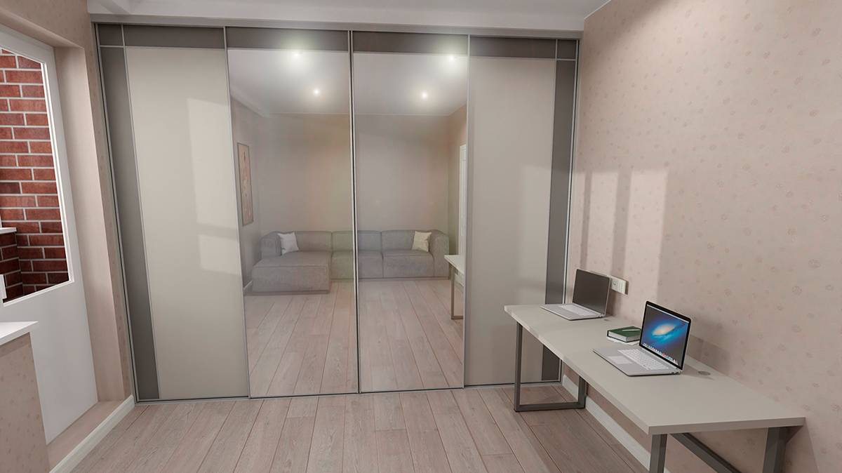 Денис. Шкаф-купе плюс стол