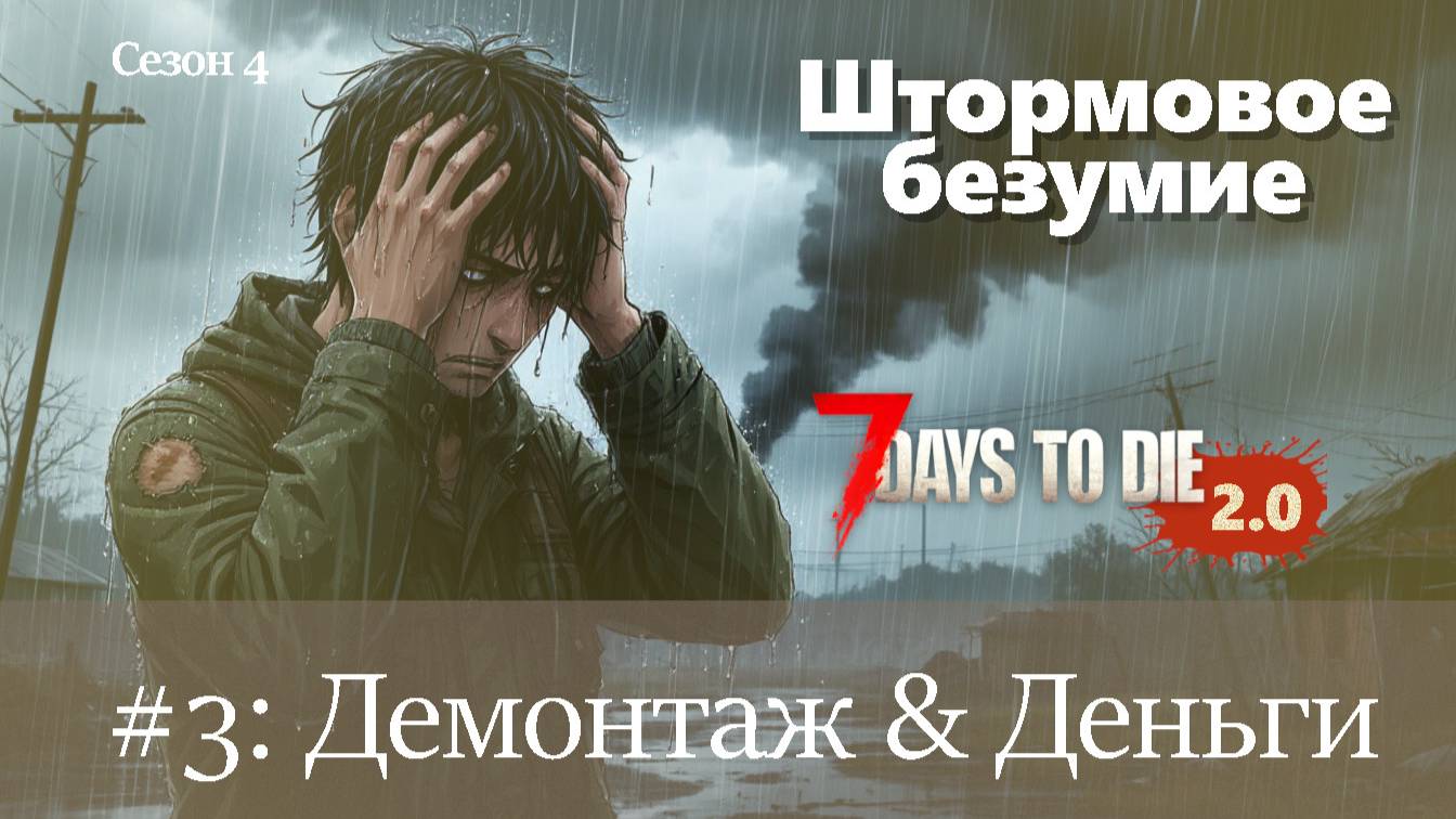 #3: Демонтаж & Деньги | 7 Days to Die (v.2.0) - Штормовое безумие