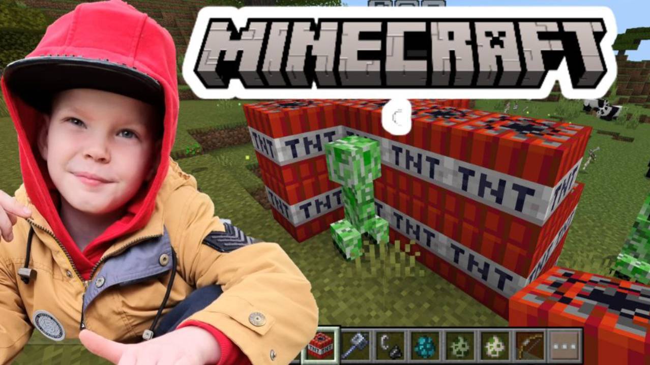 Майнкрафт  учимся играть в майнкрафт и разбираемся как тут всё устроено