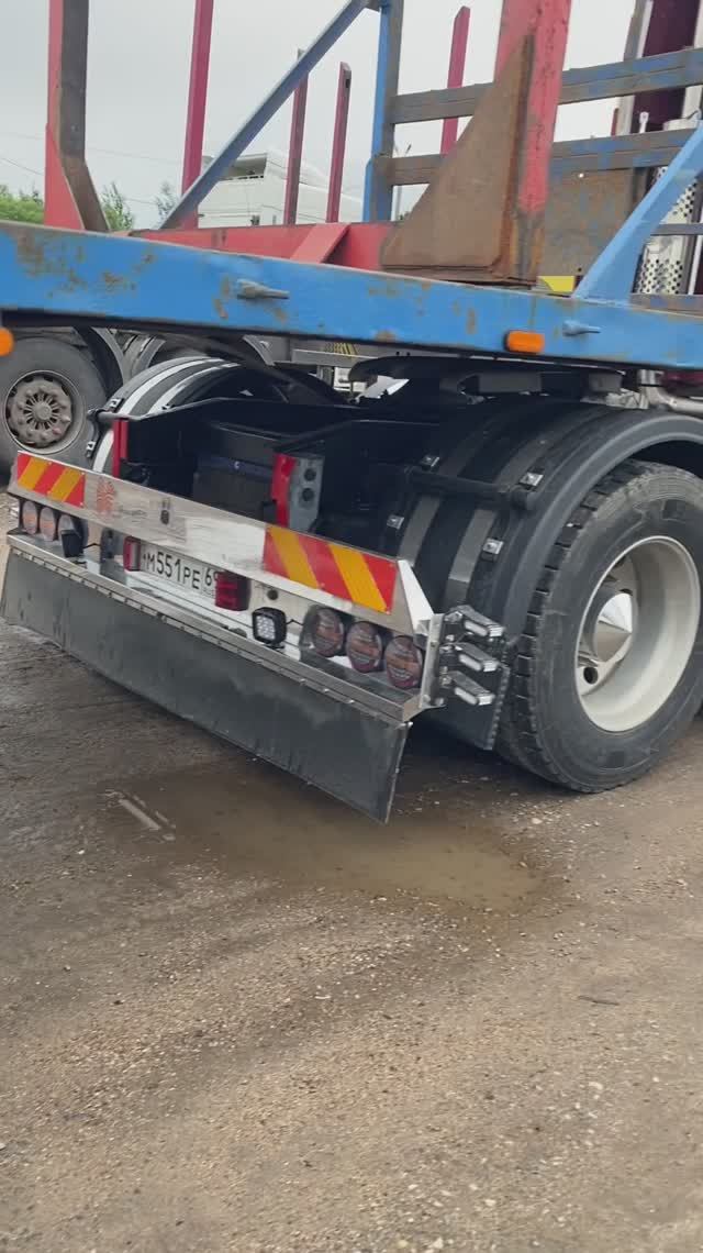 Обвес грузовика из нержавеющей стали. Бампер.