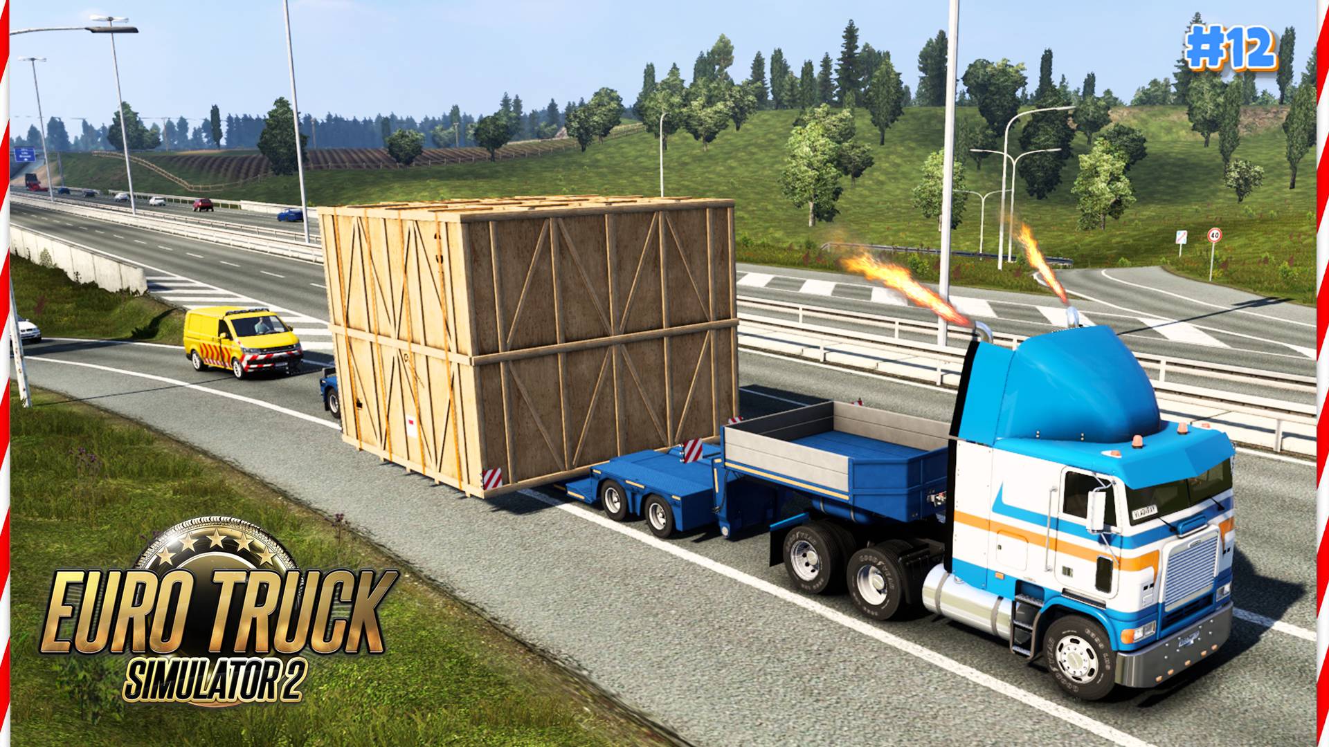 Euro Truck Simulator 2 | Негабаритный груз #12 | PXN v10pro Direct Drive
