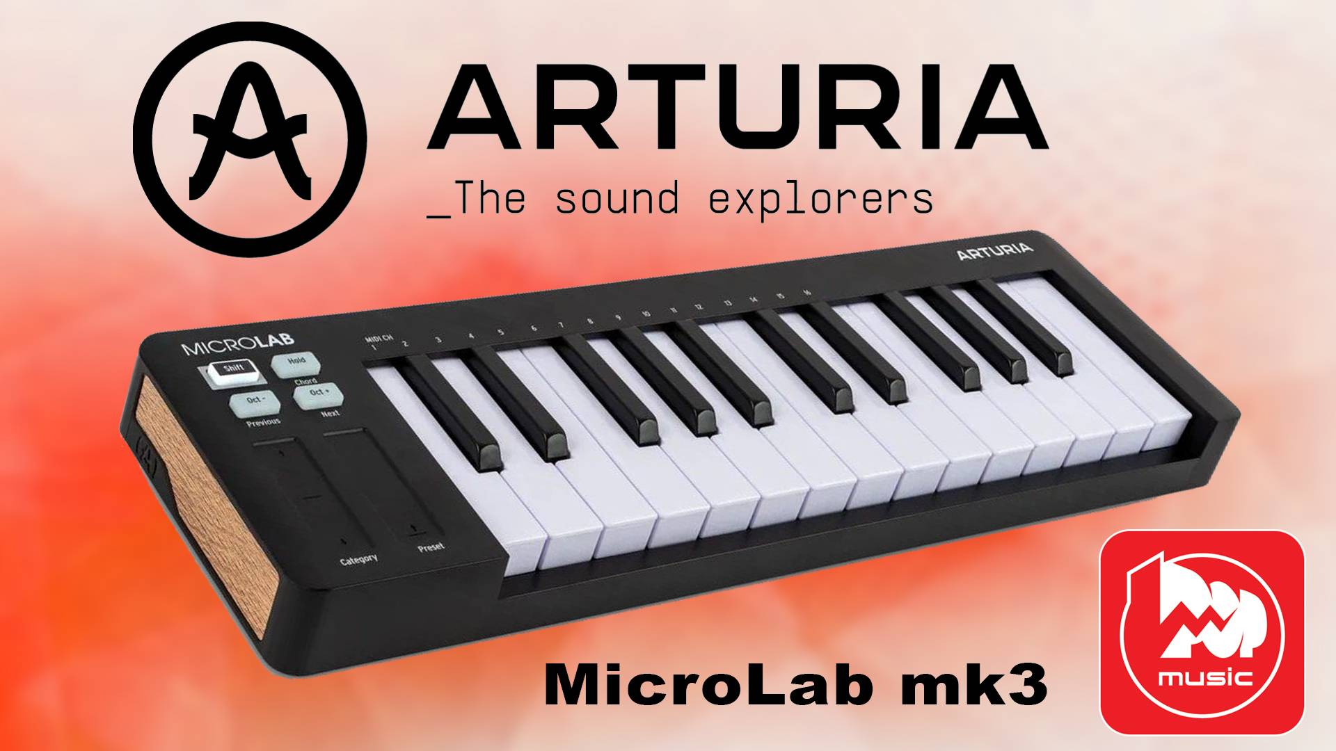 Миди-клавиатура ARTURIA MicroLab mk3 || Одна из лучших среди компактных