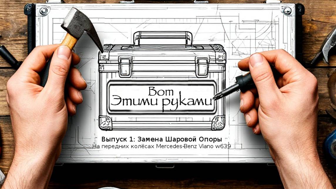 Выпуск 1: Замена Шаровой Опоры На Передних Рычагах Полноприводного Mercedes-Benz Viano w639