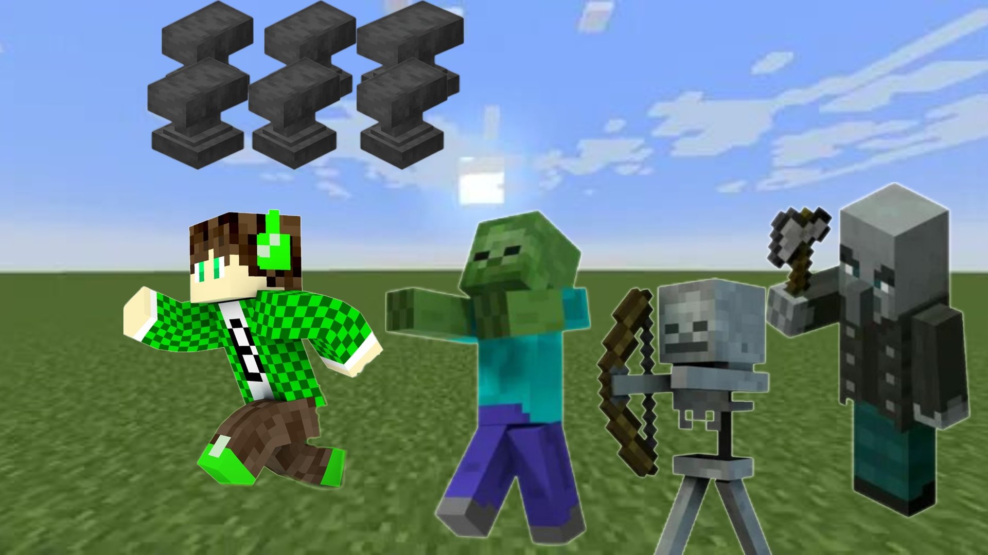 Майнкрафт но каждые 30 сек. рядом спамиться то что мешает мне играть!