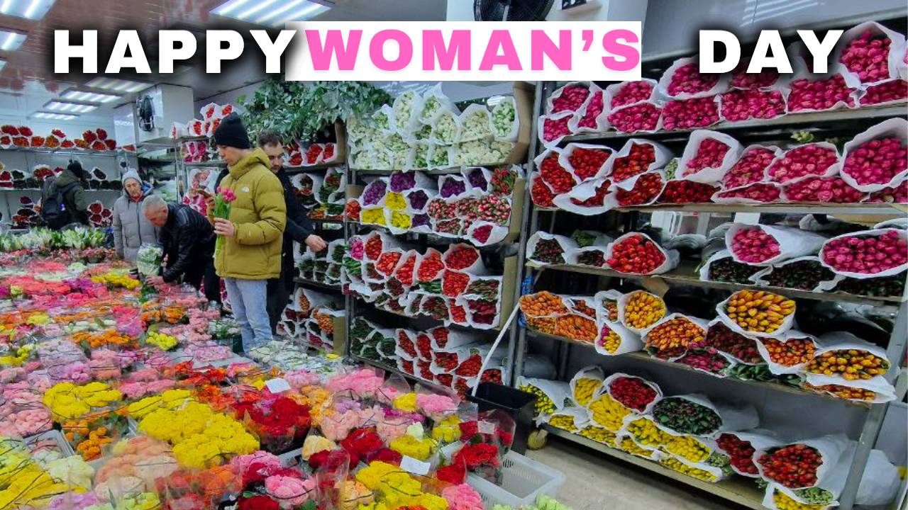 I Went to Russia's LARGEST FLOWER MARKET