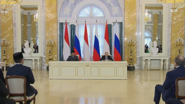 Заявления для СМИ по итогам российско-индонезийских переговоров