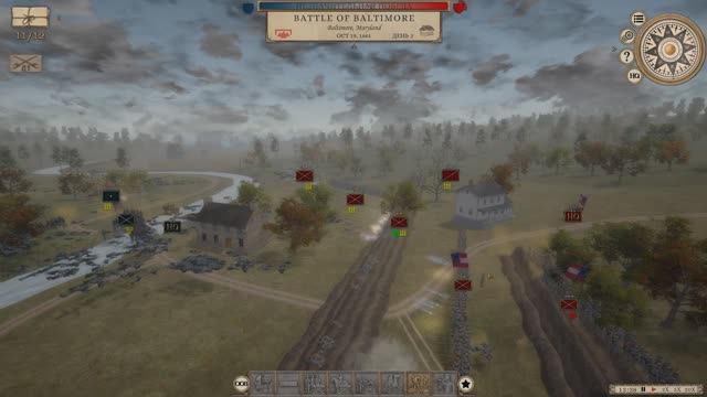 Grand Tactician: The Civil War #37 - Тотальная аннигиляция у речки под Балтимором