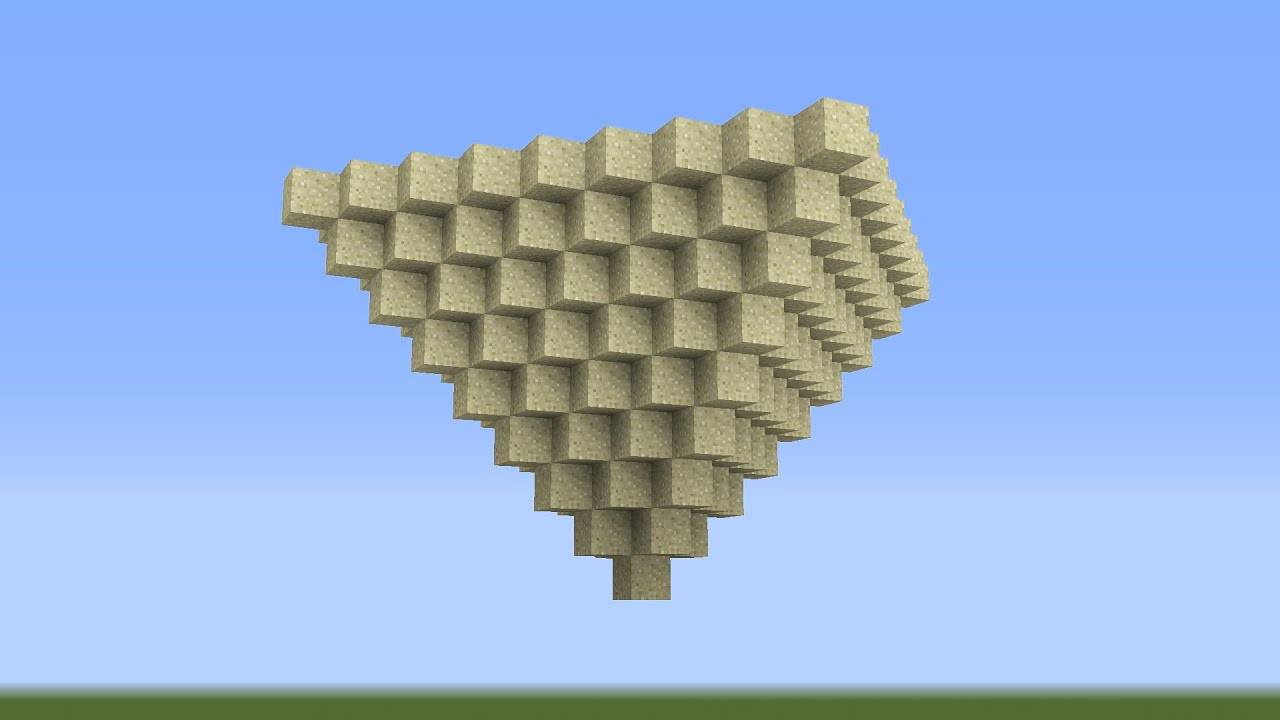 как построить пирамиду за 0,1 секунды