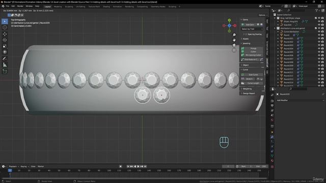 10. 1.9-Add gems - Distribution in staggered rows