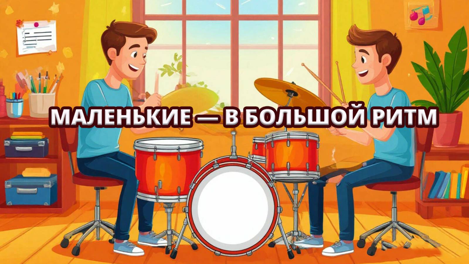 🥁🎶 Первый урок в школе музыки в пансионате Шепси