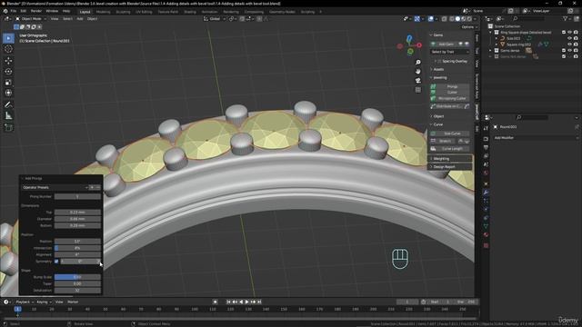 12. 1.11-Cutting and setting tools- prong setting