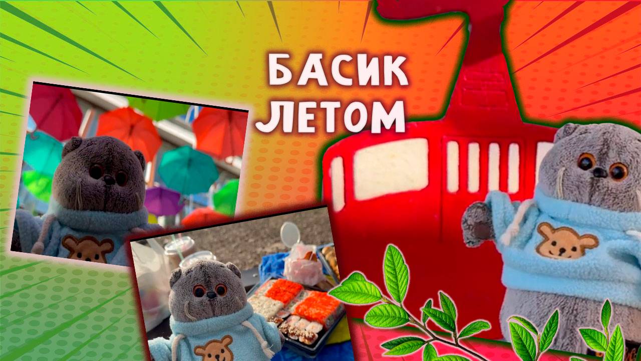 💚👀😹 КАК БАСИК ПРОВОДИТ ЛЕТО 🐱🍣🧃  БАСИК НА ГОРЕ МАШУК #БАСИК #ВЛОГ #ЛЕТО