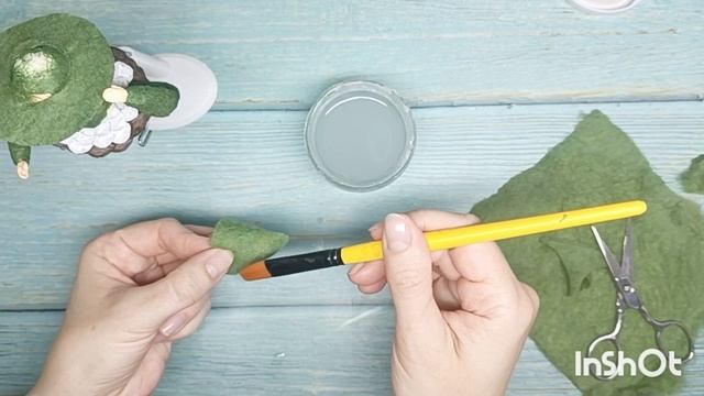 Лесовичок, ватная игрушка из шишки. Как сделать шляпу ватной куколке