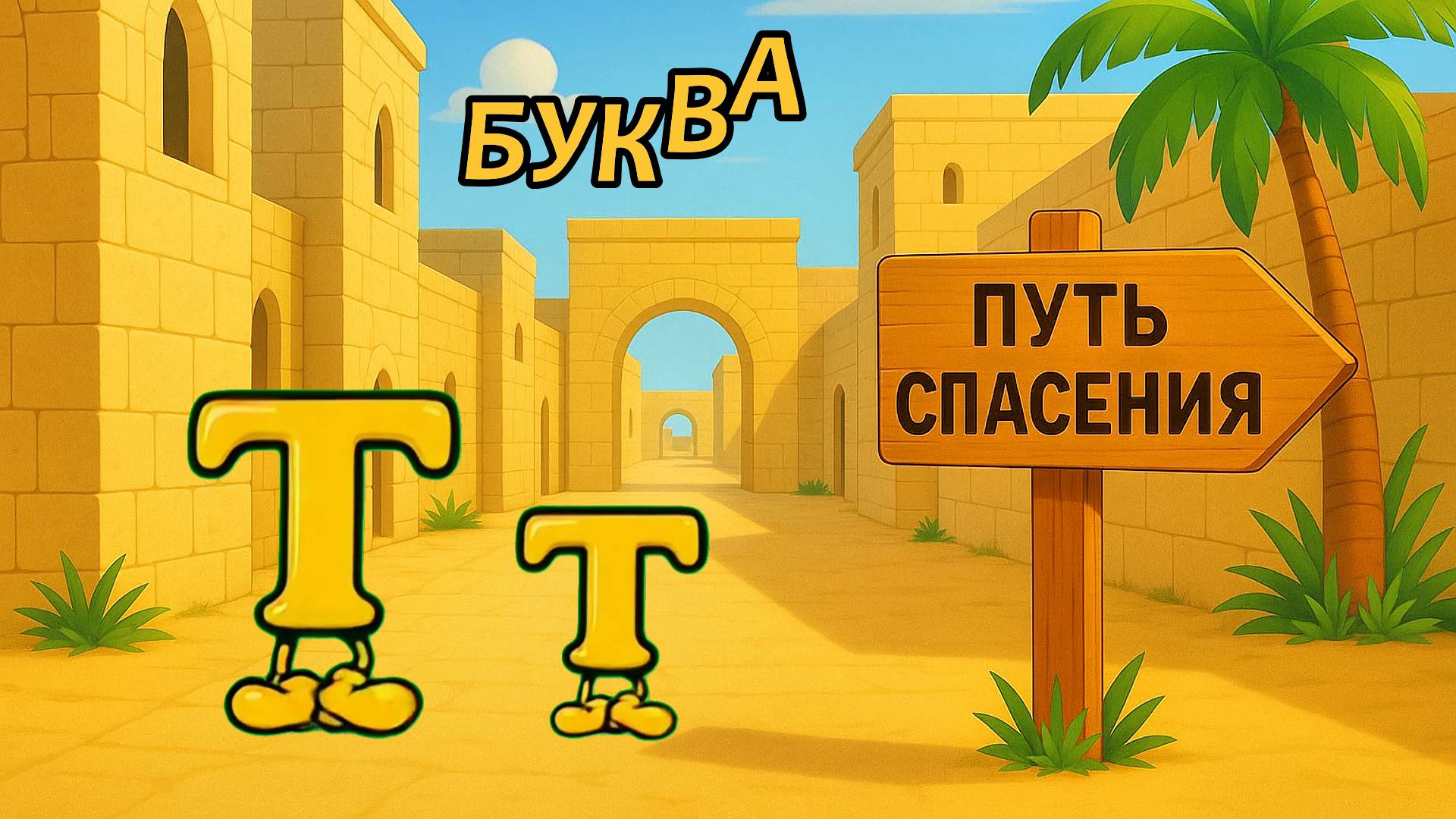 Азбука - алфавит - букварь для детей, библейская азбука, Буква Т, Тимофей