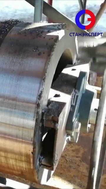 Наружная проточка мобильным расточно-наплавочным комплексом СТАНЭКСПЕРТ® МРНК 59 ЦПУ