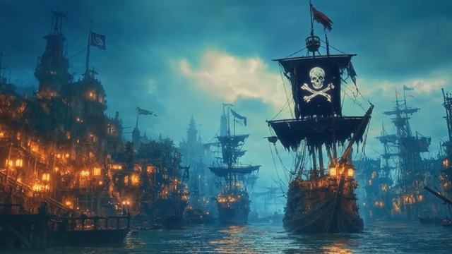 Свободная душа - Эпическая пиратская музыка, фоновая музыка пиратских морей, музыка фэнтези мира