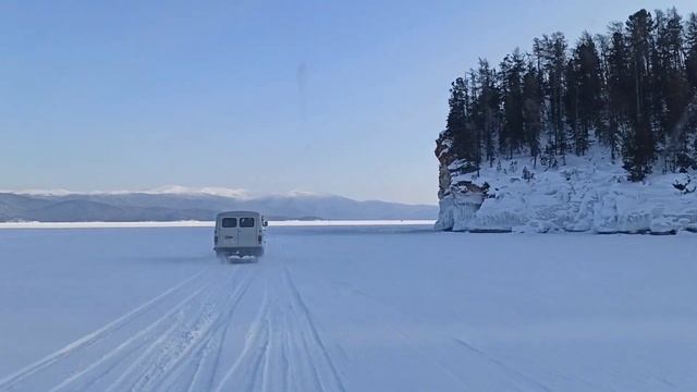 Большое Путешествие. Мы на льду! На льду самого большого озера!