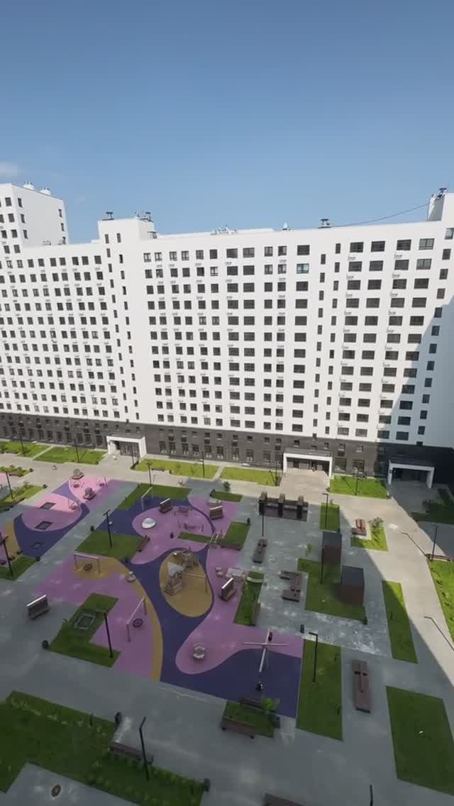 Прекрасные дворы в ЖК "Лугометрия"